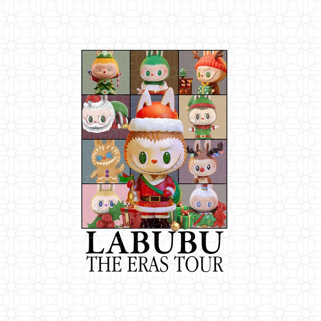 Labubu the Tour Christmas Png, Cute Labubu Png, Labubu Monster, Xmas ...
