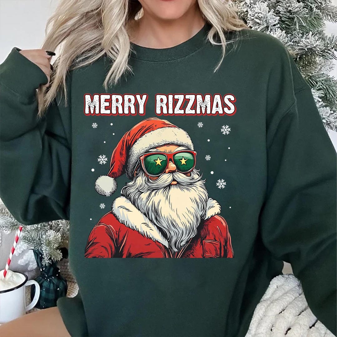 Skibidi Rizzmas PNG, Merry Rizzmas Png, Santa Bruh Christmas PNG, Rizz ...