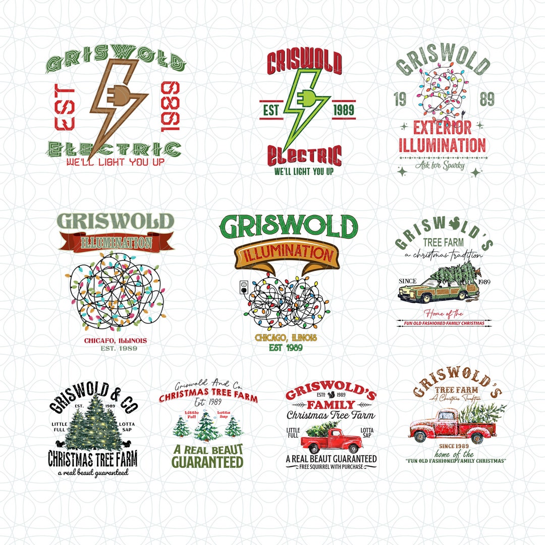 Griswold Family Christmas Vacation Bundle Png Clark Griswold Christmas ...