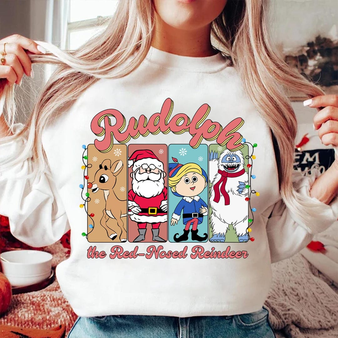 Rudolph the Red-nosed Reindeer Christmas PNG, Rudolph Xmas Digital File ...