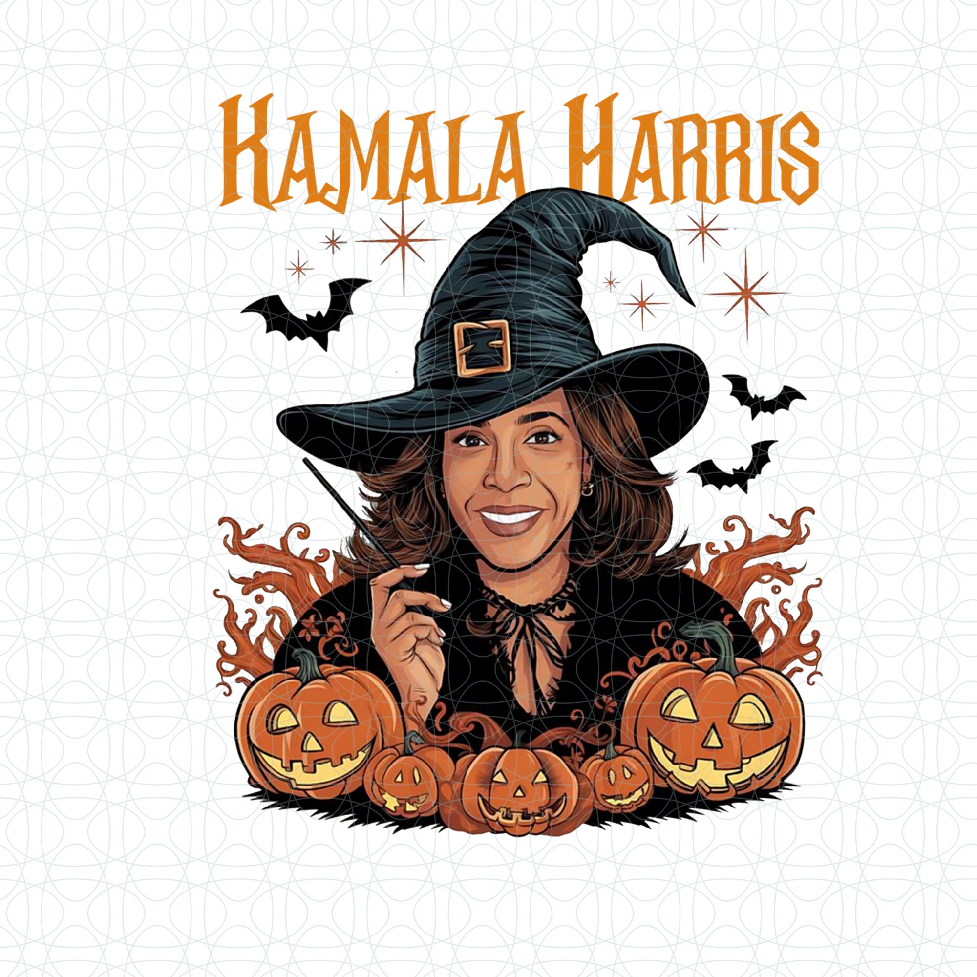 Funny Kamala Harris Halloween File Png, US Election 2024 Png, Political ...