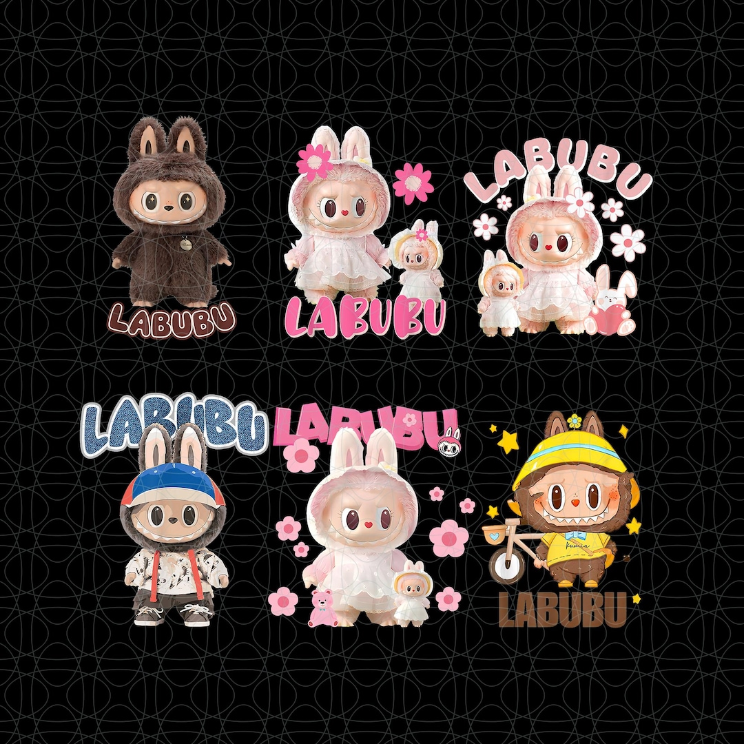Funny Labubu Bundle, Cute Labubu Monster Bundle, Labubu Bundle, Cute ...