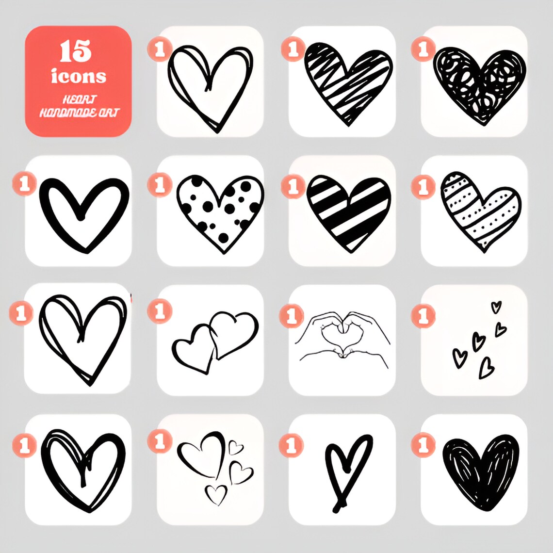 Heart Svg Bundle, Heart Svg, Hand Drawn Heart Svg, Open Heart Svg ...