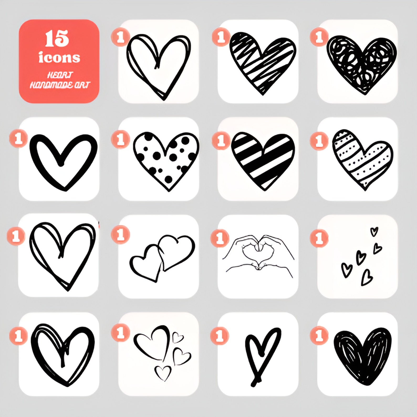 Heart Svg Bundle, Heart Svg, Hand Drawn Heart Svg, Open Heart Svg ...