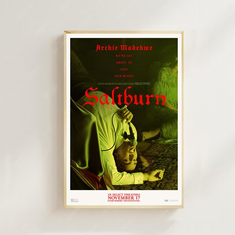 Saltburn - Affiche de film (style classique), impressions d'art ...