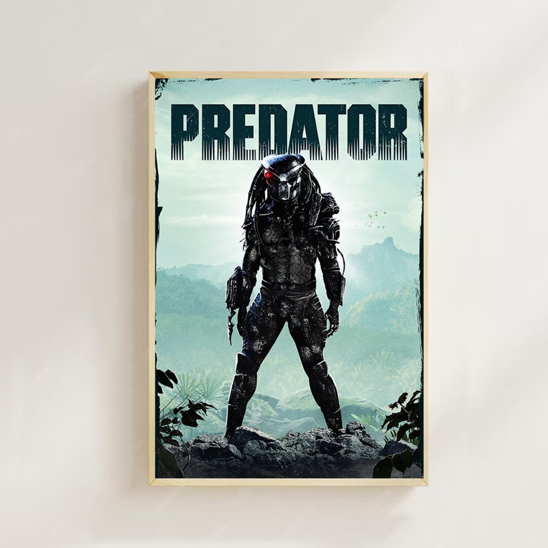 Predator 1987movie Poster regular Style Art Printing, Home Decor, Film ...