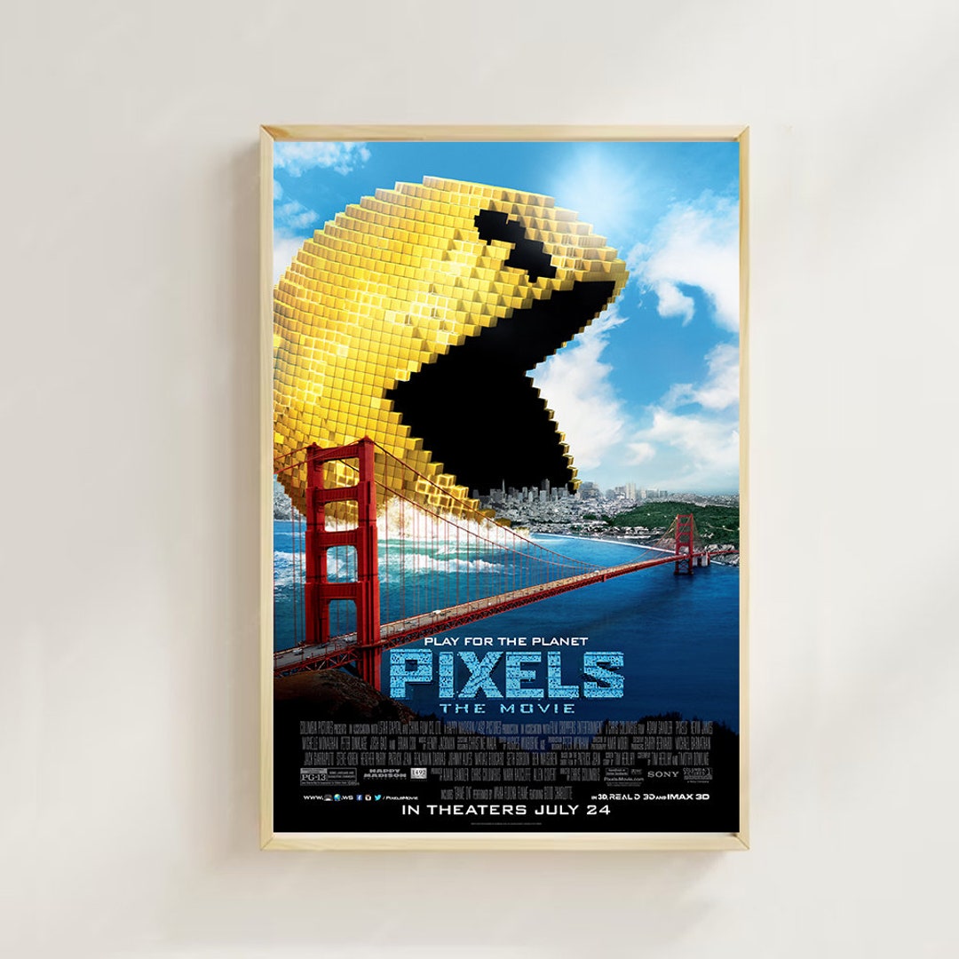 Pixels--movie Poster(regular Style) Art Prints,home Decor,vintage Movie ...