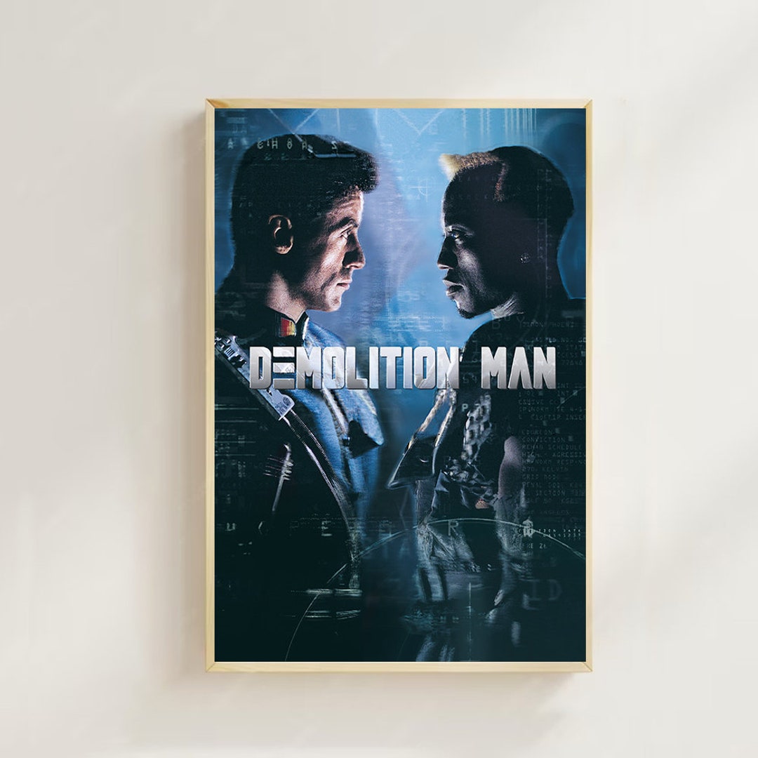 Demolition Man (1993)--movie Poster(regular Style) Art Prints,home ...