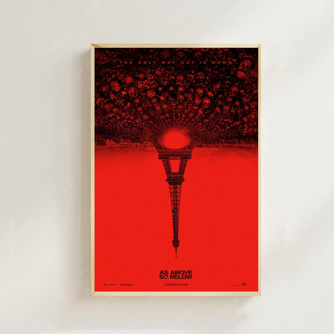 As Above, so Below Movie Poster: Vintage Film Art Print,wall Art,room ...