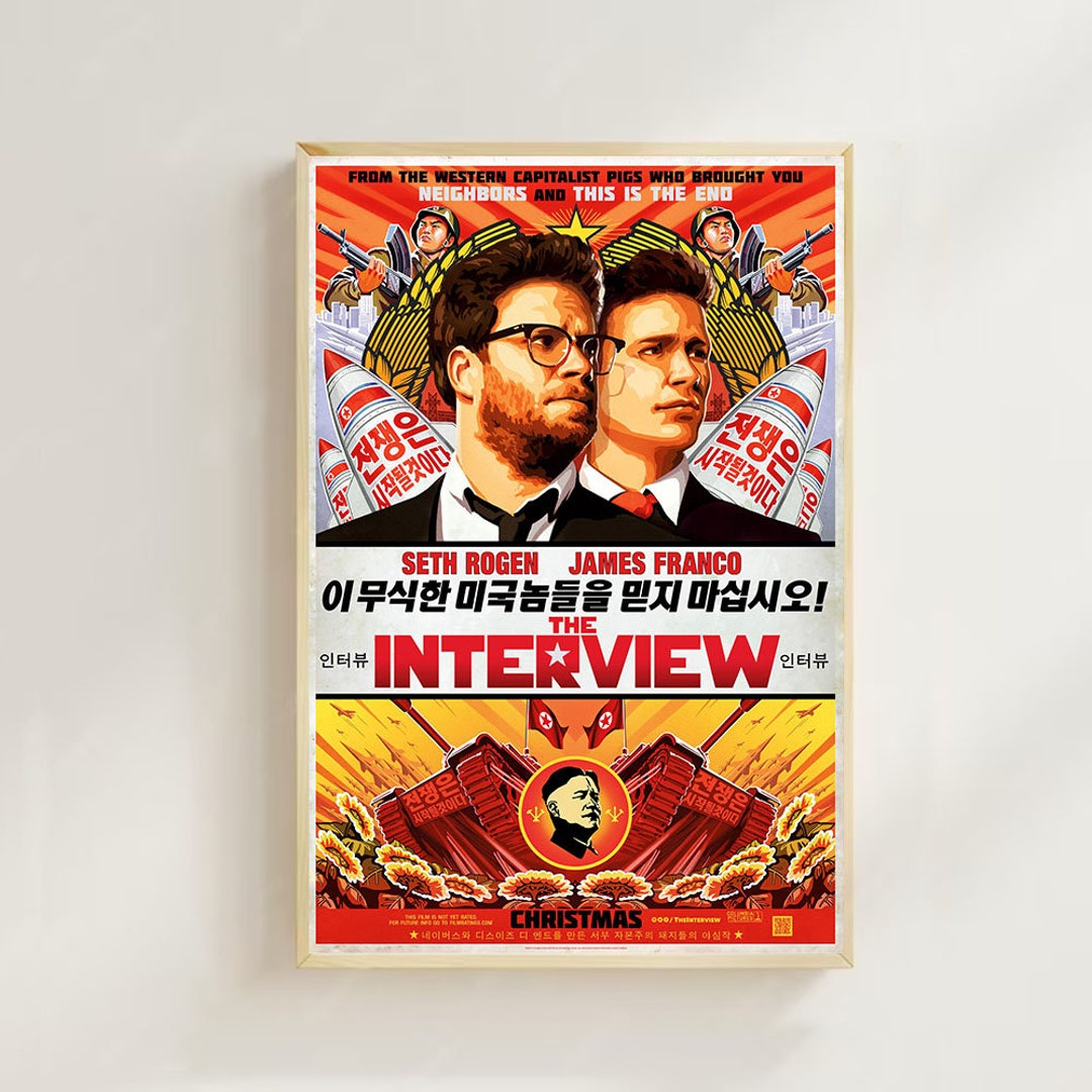 The Interview (2014)--movie Poster Art Printing,home Decor,art Poster ...