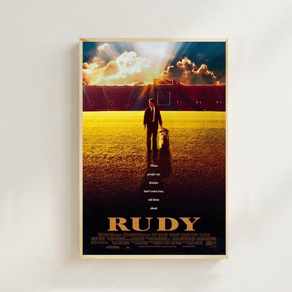 Rudy Movie Poster - Etsy