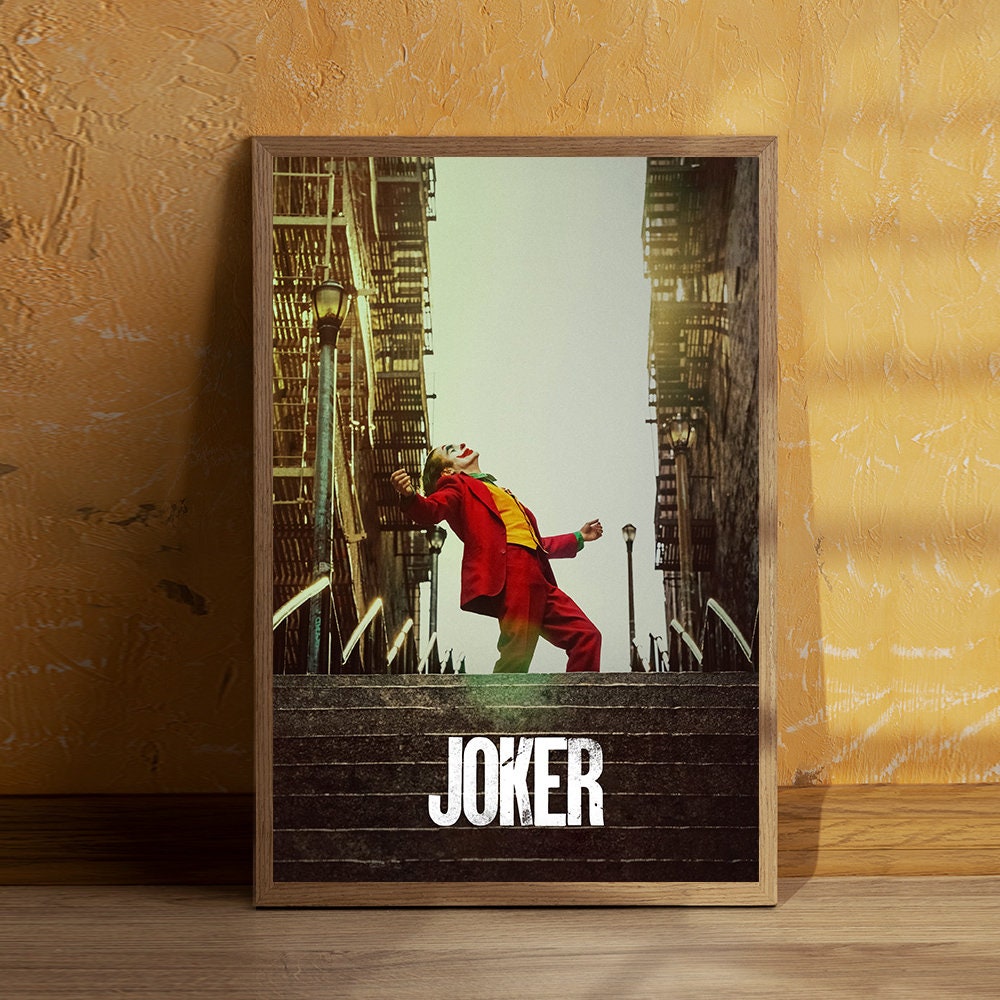 Joker (2019)--movie Poster(regular Style) Art Prints,home Decor,vintage ...