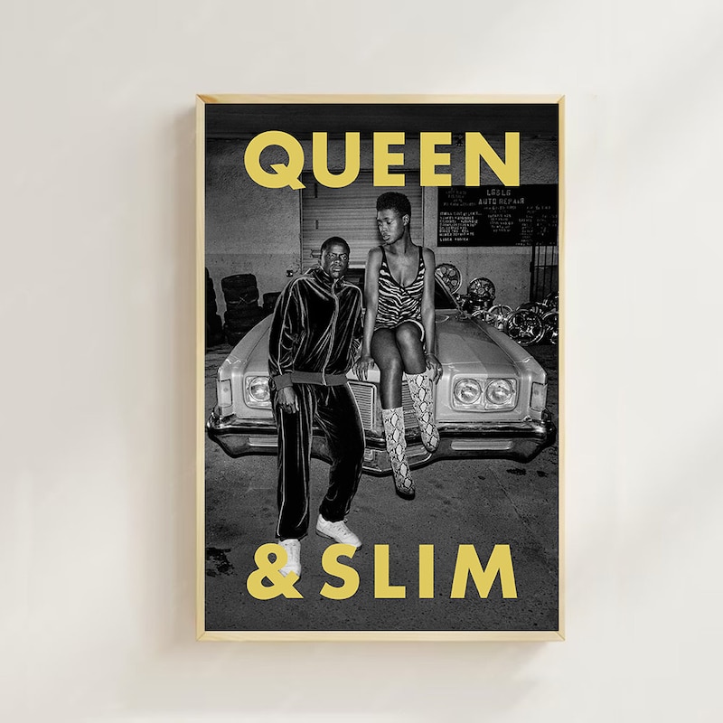 Queen & Slim Wall Art - Etsy UK