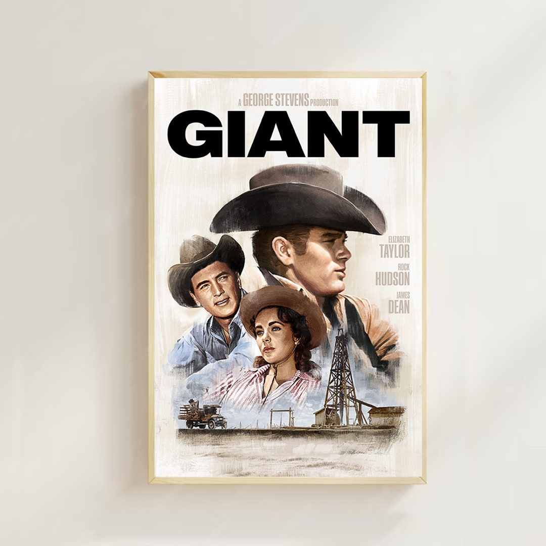 Giant (1956)--movie Poster Art Printing, Home Decor, Film Posters Print ...