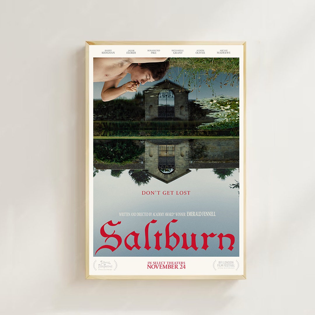 Saltburn Movie Poster: Vintage Style Canvas Art Print,room Decor,wall ...