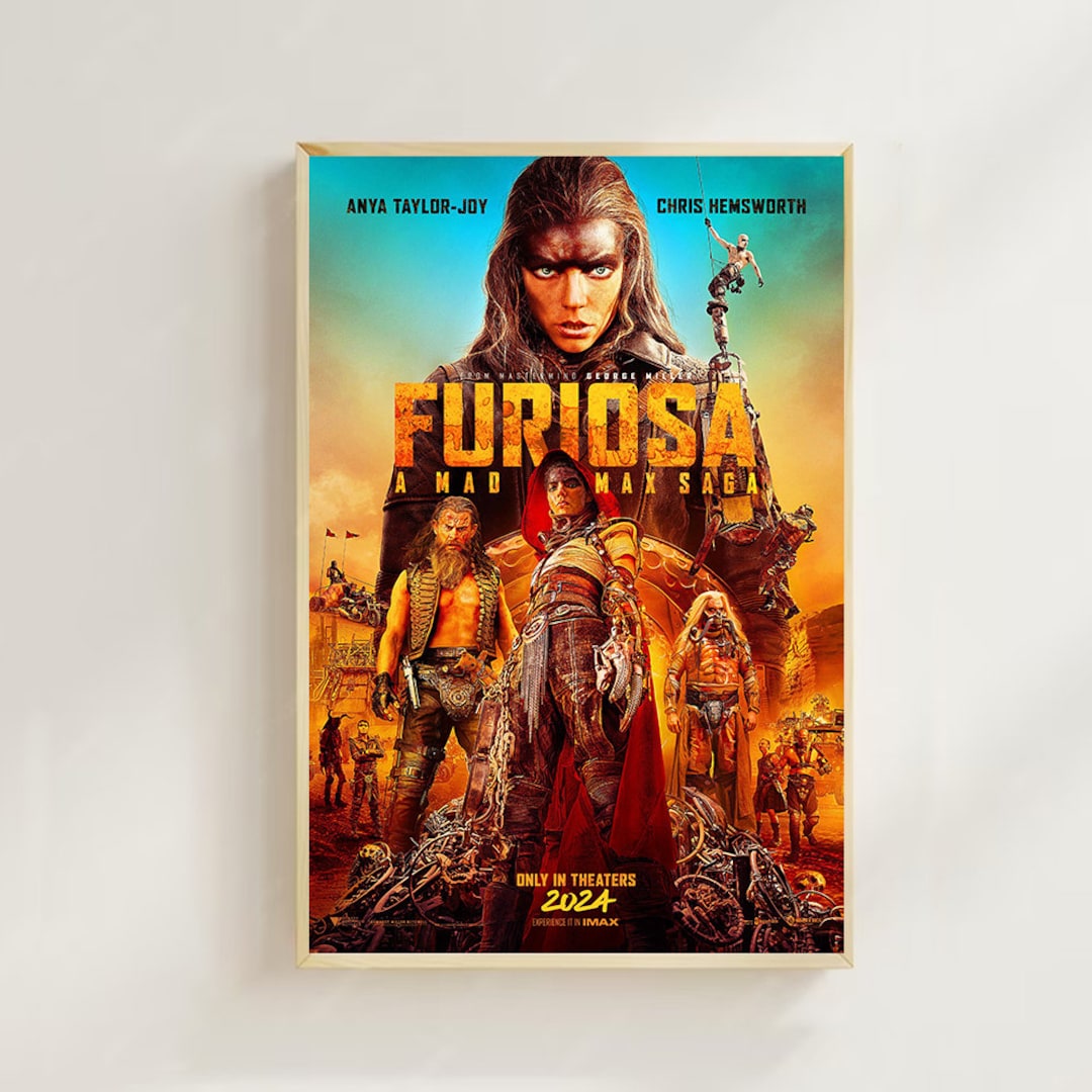 Furiosa A Mad Max Sagamovie Poster Art Printing,home Decor,art Poster ...