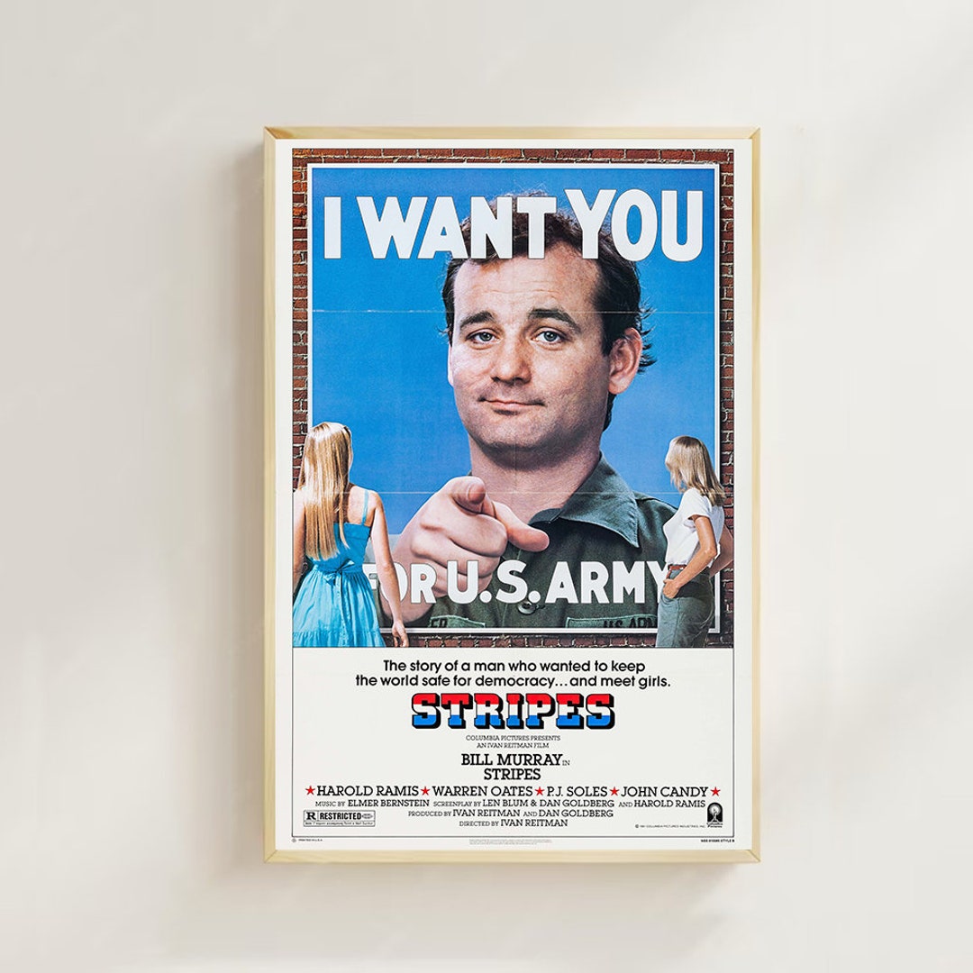 Stripes (1981)--movie Poster Art Printing,home Decor,art Poster for ...