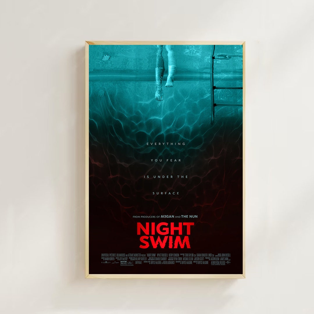 Night Swim (2024)--movie Poster(regular Style) Art Prints,home Decor ...
