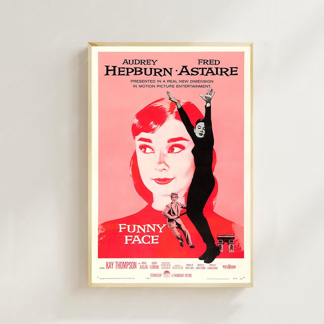 Audrey Hepburn Funny Face - Movie Poster (regular Style) Art Prints ...