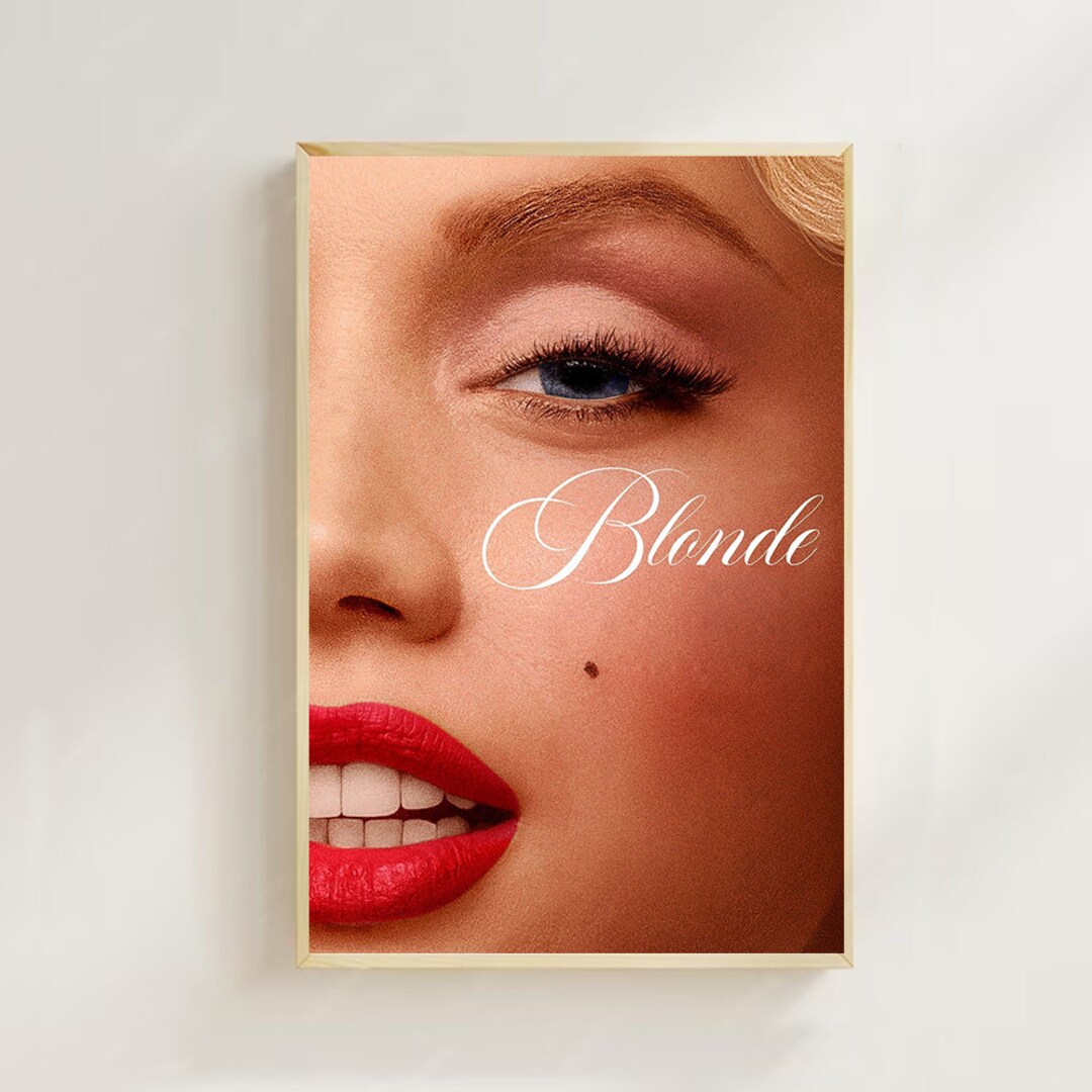 Blonde (2022)- Movie Poster (regular Style) Art Printing,home Decor,art ...