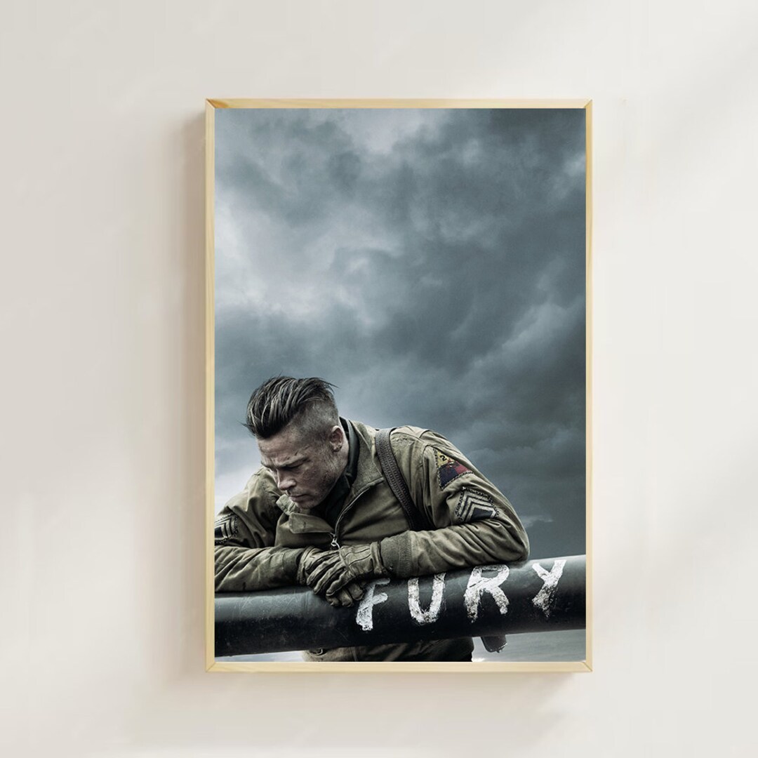Fury (2014)--movie Poster(regular Style) Art Prints,home Decor,vintage ...