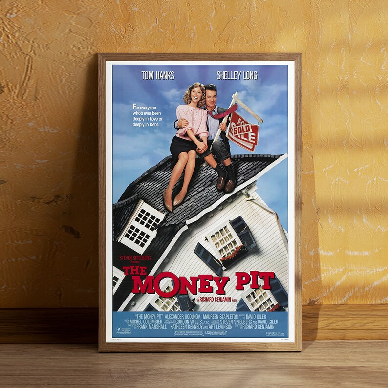 The Money Pit (1986)--movie Poster(regular Style) Art Prints,home Decor ...