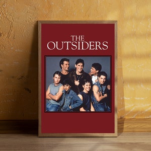 The Outsiders 1983movie Posterregular Style Art Prints,home Decor ...