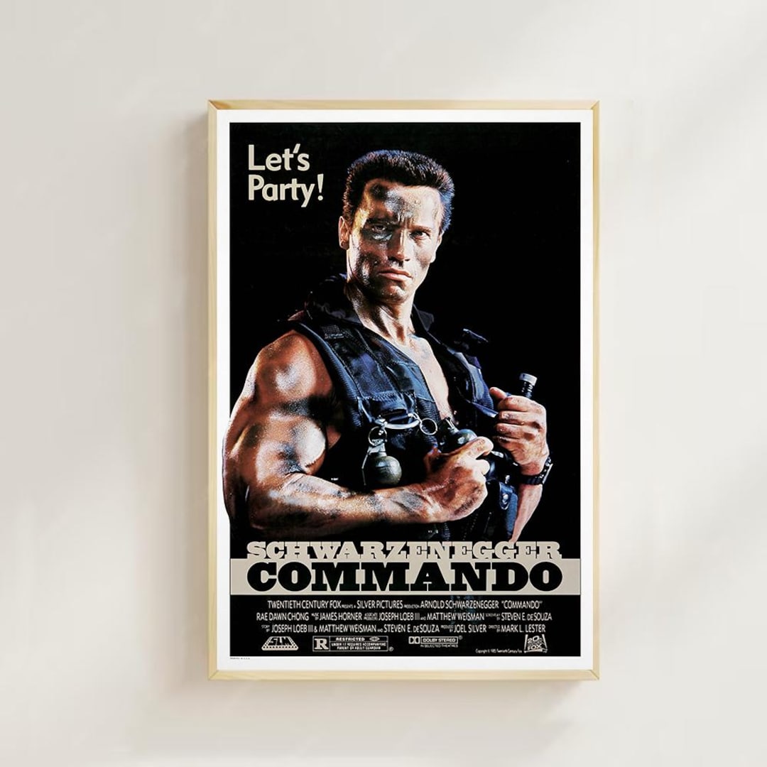 Commando (1985)--movie Poster(regular Style) Art Prints,home Decor ...