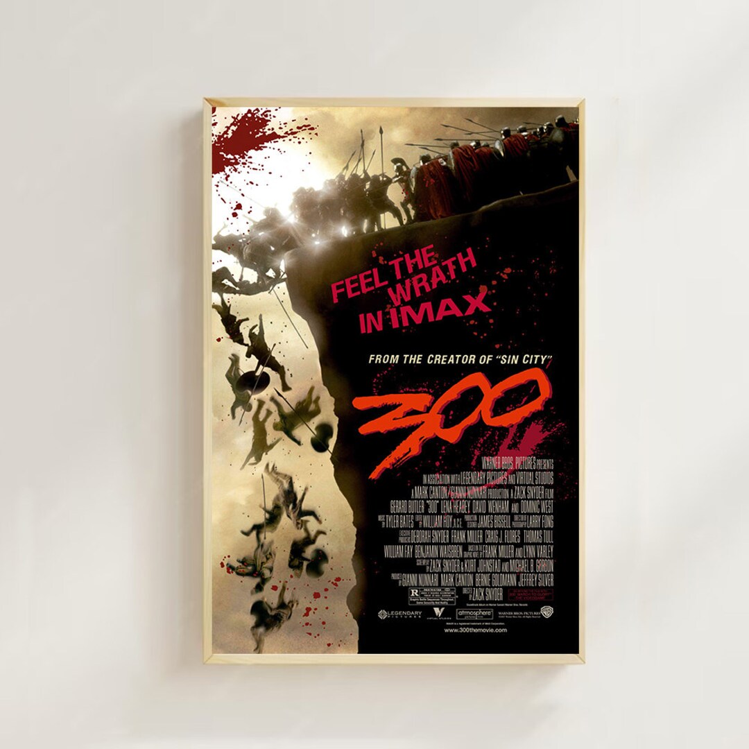 300--movie Poster(regular Style) Art Prints,home Decor,vintage Movie ...