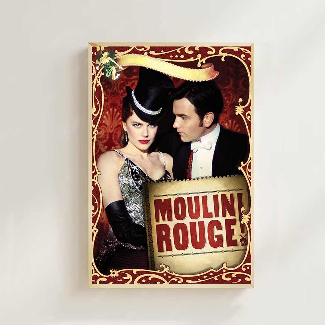 Moulin Rouge! (2001)--movie Poster (regular Style)art Printing, Home ...