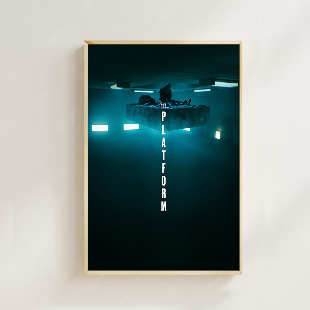The Platform (2019) Movie Poster: Canvas Art Print,room Decor,wall Art ...