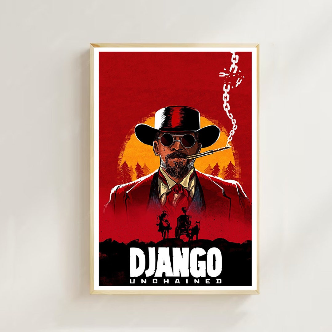Django Unchained (2012)--movie Poster(regular Style) Art Prints,home ...