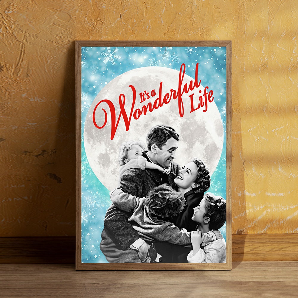 It's a Wonderful Life - Movie Poster (regular Style) Art Prints,home ...