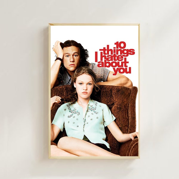 Ten Things I Hate About You Poster - Etsy