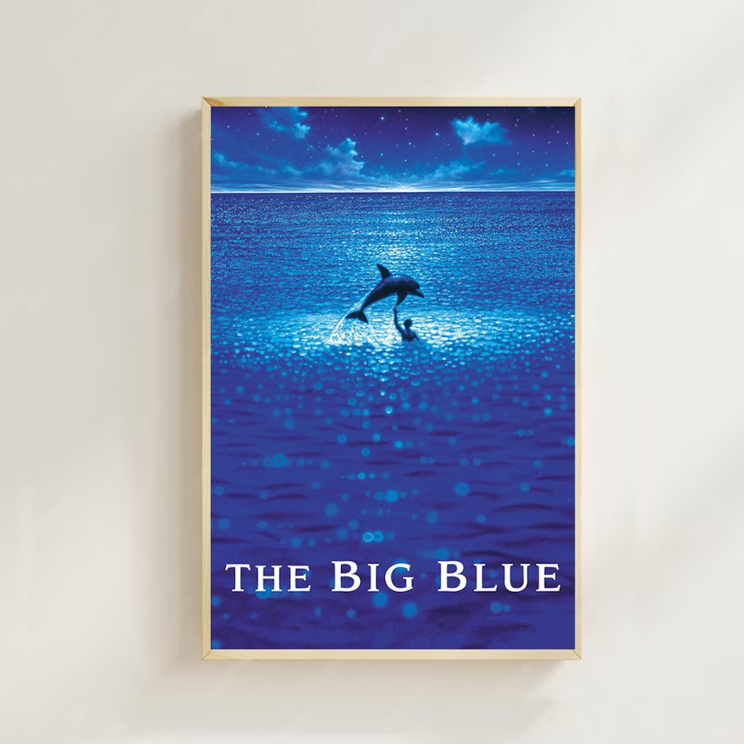 The Big Blue-- Movie Poster (regular Style) Art Prints,home Decor ...