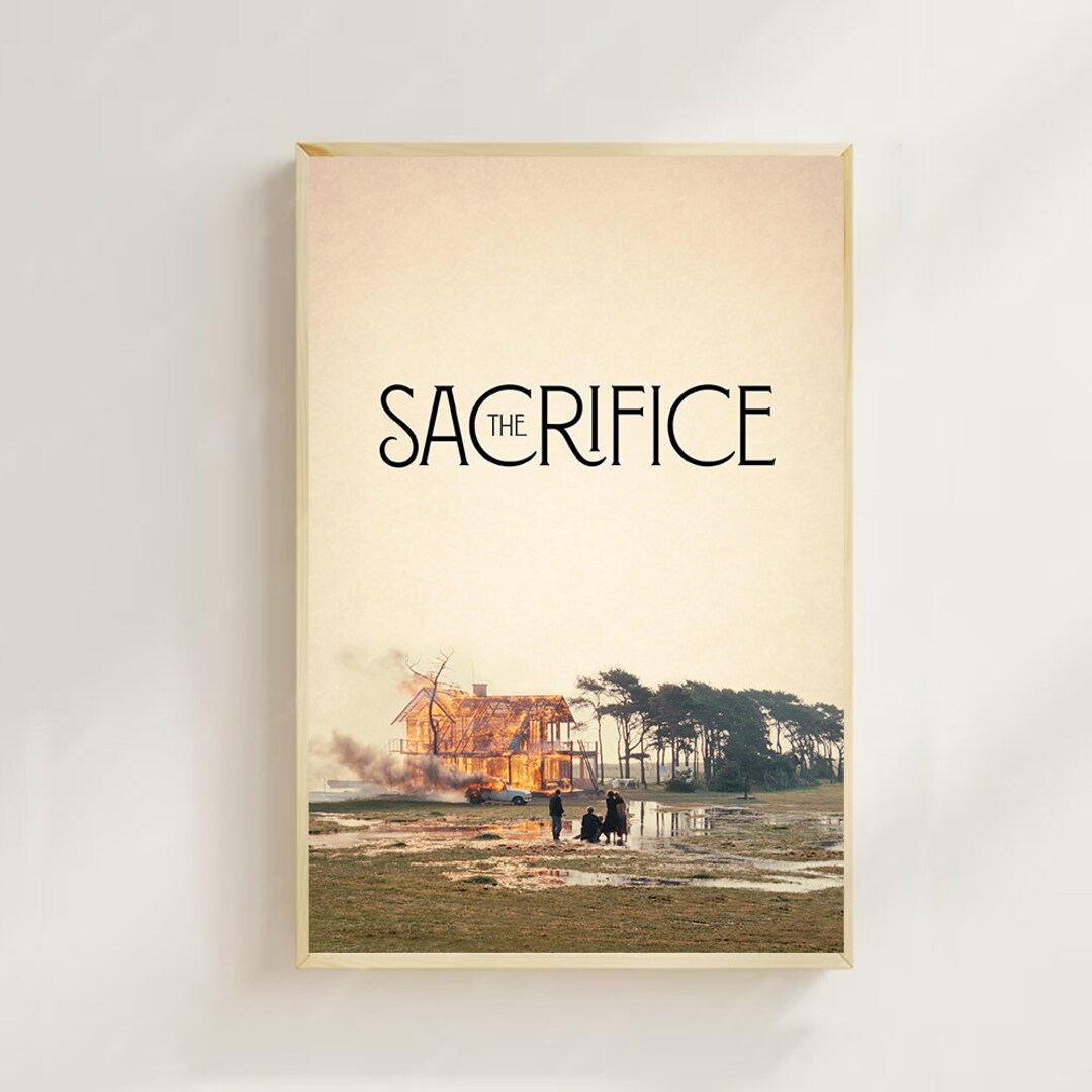 The Sacrifice (1986) Movie Poster: Canvas Art Print,room Decor,wall Art ...