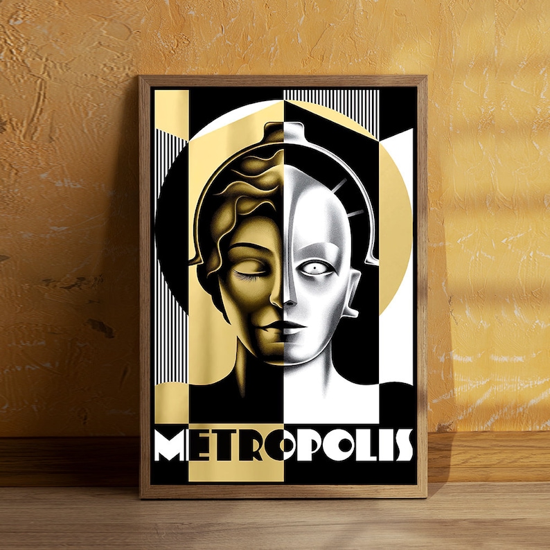 Metropolis 1927movie Posterregular Style Art Prints,home Decor,vintage ...