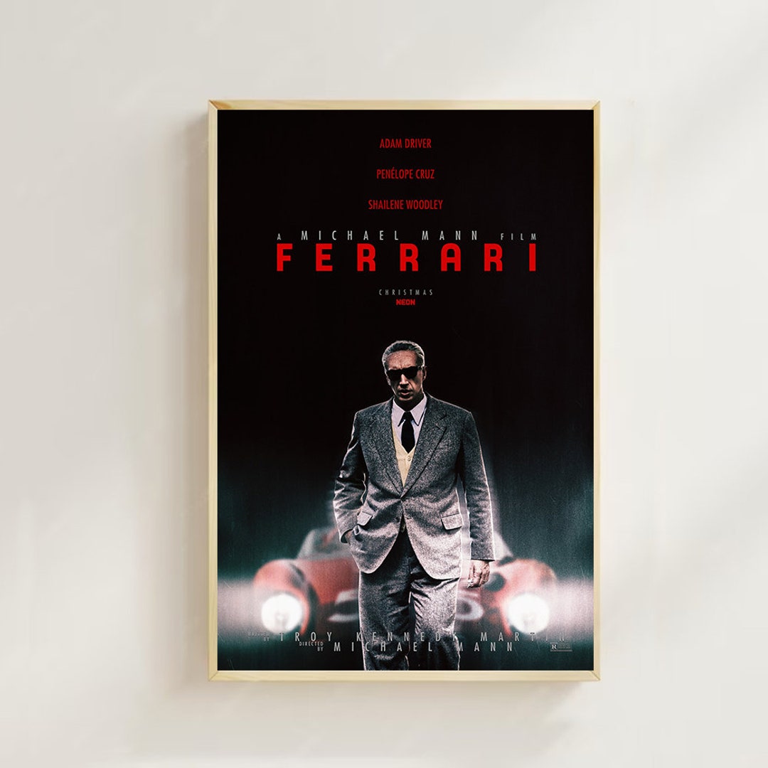 Ferrari (2023)--movie Poster(regular Style) Art Prints,home Decor ...