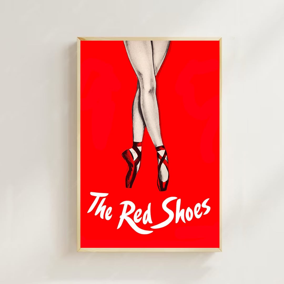 The Red Shoes- Movie Poster (regular Style) Art Prints,home Decor, Art ...