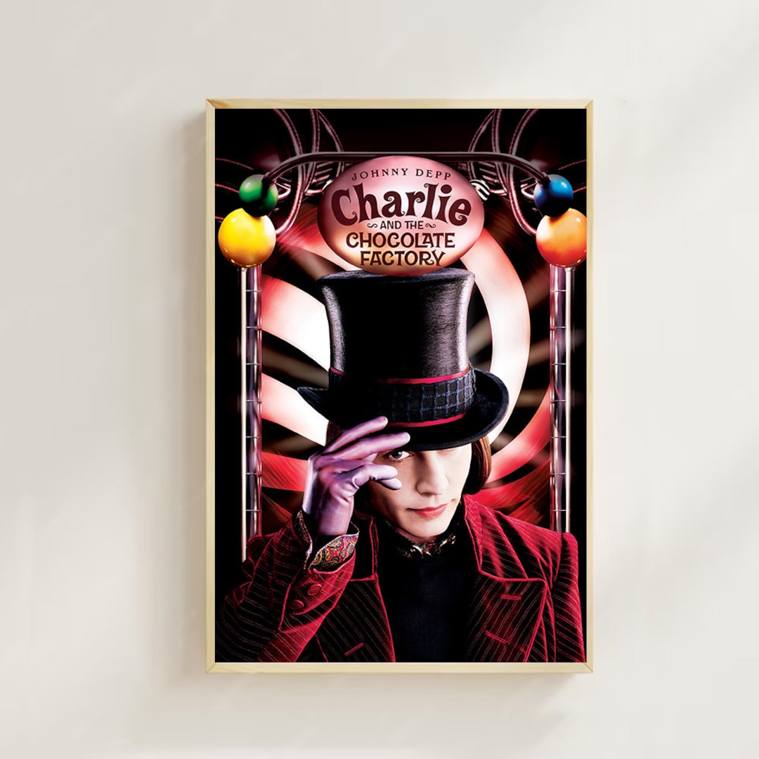 Charlie and the Chocolate Factory (2005)- Movie Poster (regular Style ...