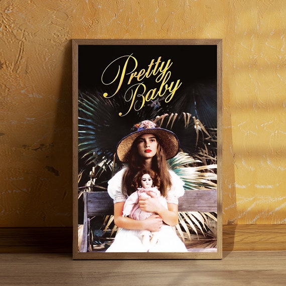 Pretty Baby 1978 Plakat MOVIE POSTER INSERT 14X36 ORIGINAL