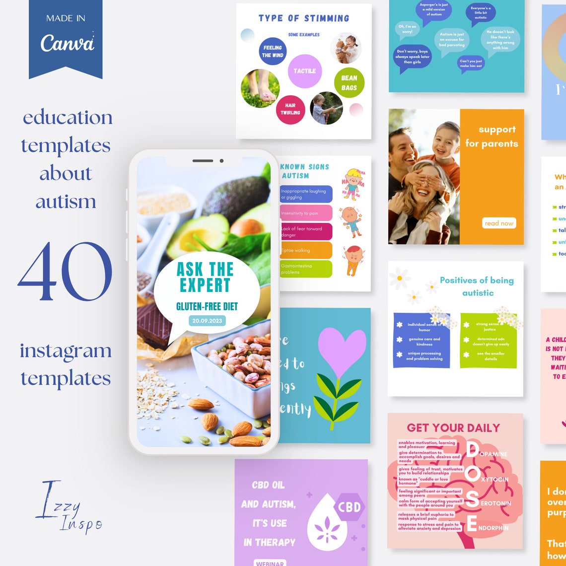 Education Instagram Post About Autism, Children Health, Mental Health ...