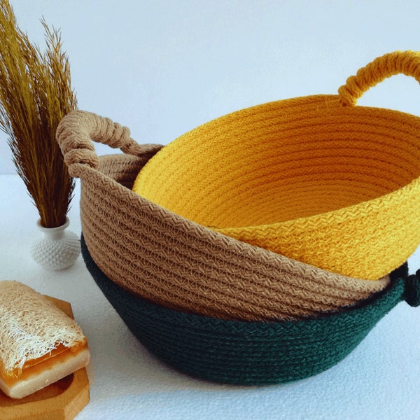 Rope Basket - Etsy