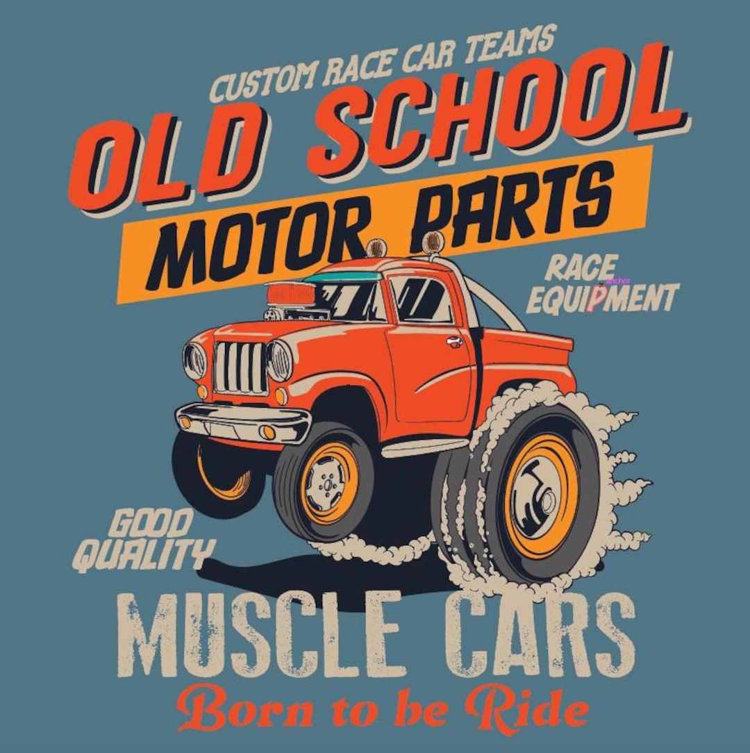Kustom Cartoon Hot Rod Car Illustration EPS. PDF. AI. Big Size 300 Dpi ...