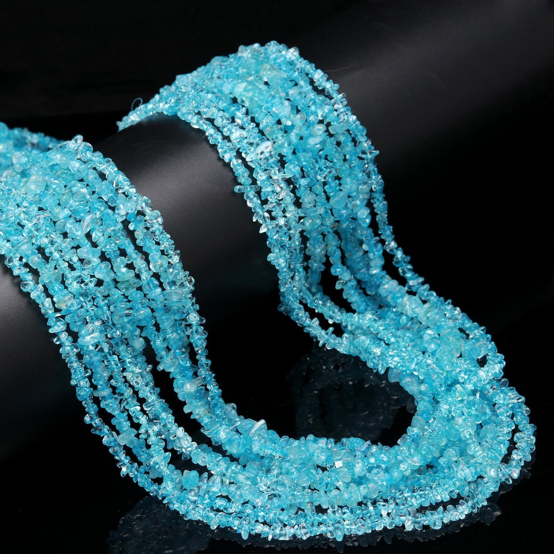 Natural Blue Topaz Smooth Nuggets Chips, Rare Topaz Uncut Beads ...