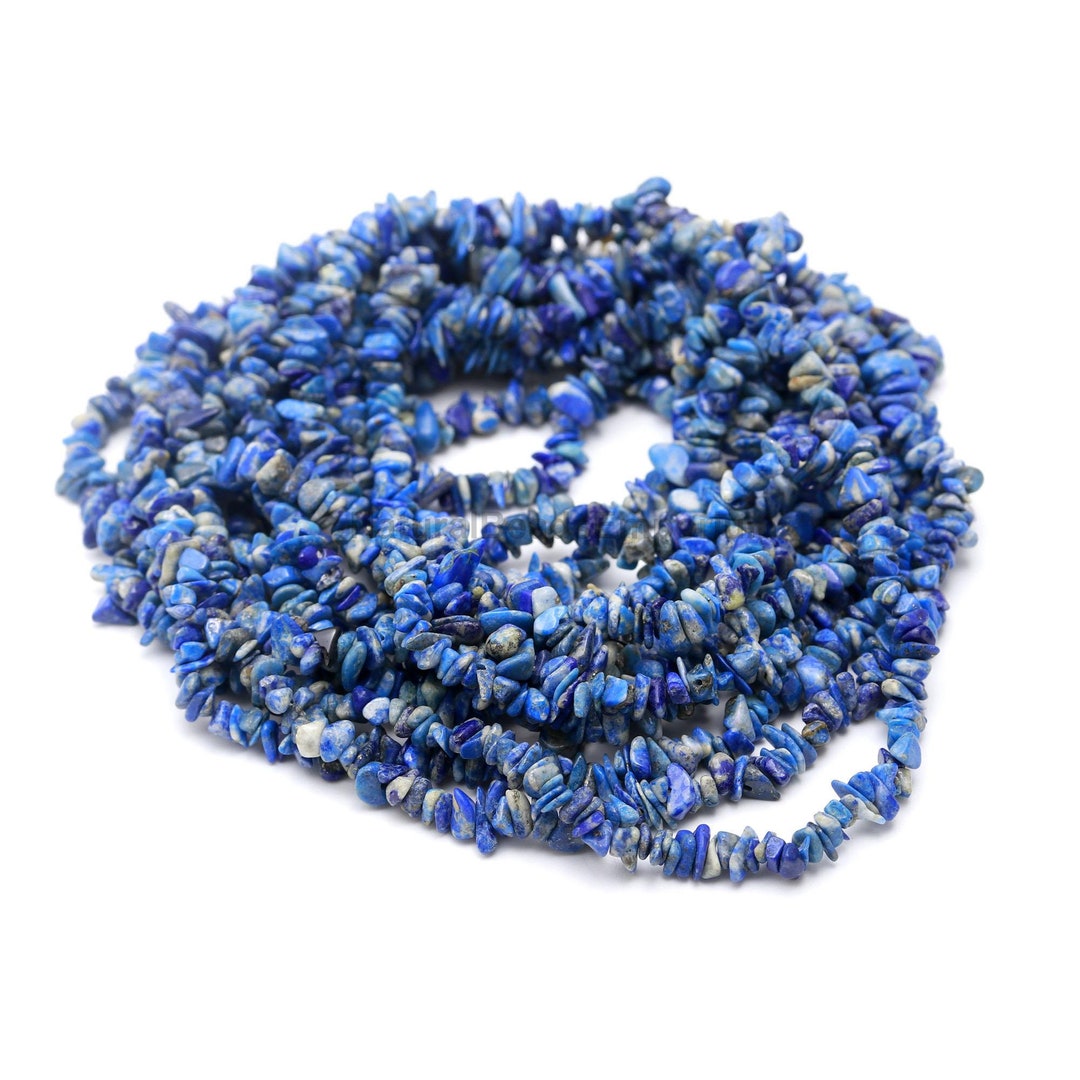 Beautiful Blue Lapis Lazuli Uncut Chip Gemstone Beads, 13strand AAA ...