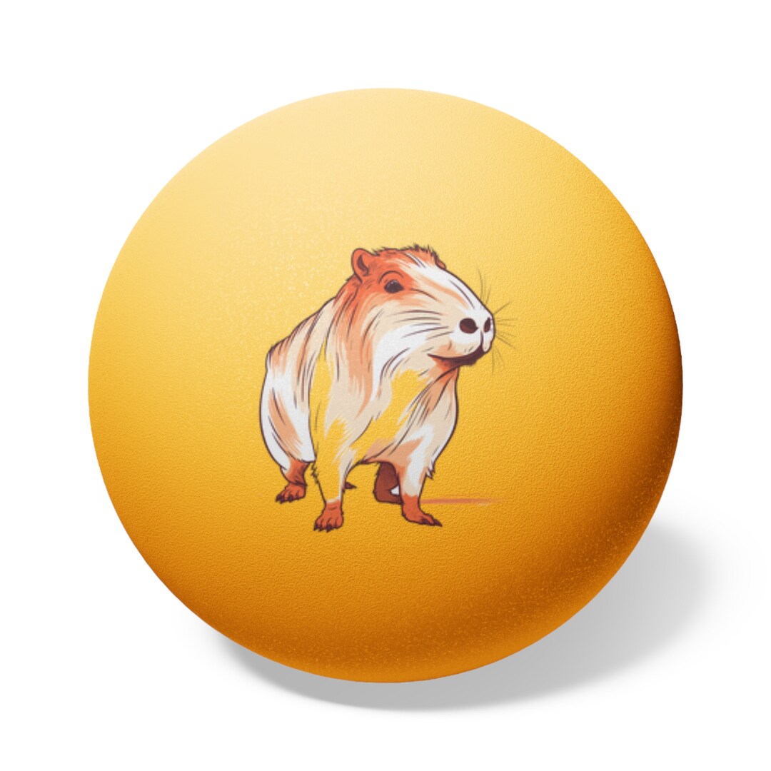 Capybara Ping Pong Balls, 6 Pcs - Etsy
