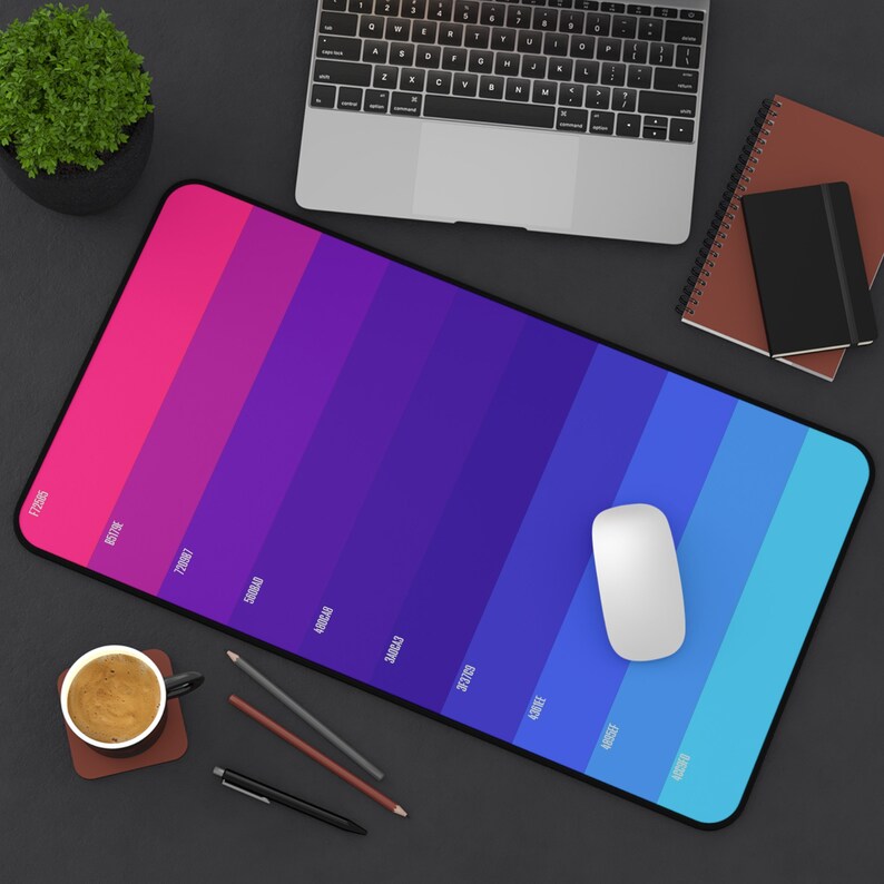Desk Mat Color Palette for Designer With HKS Codes Product - Etsy