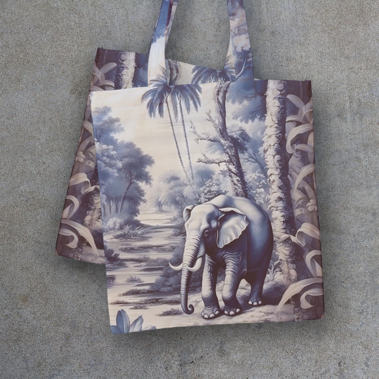 6 Captivating Vintage Delft Jungle Landscapes Classic Delft Print ...