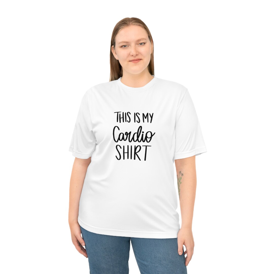 This is My Cardio T-shirt Inspiration Gym Wear, Inspiring Gym Wear, Gym ...